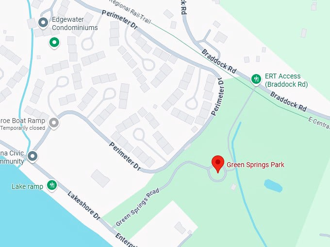 16. green springs park map