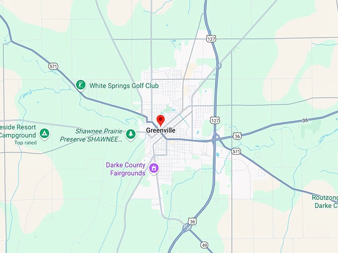 16. greenville oh map