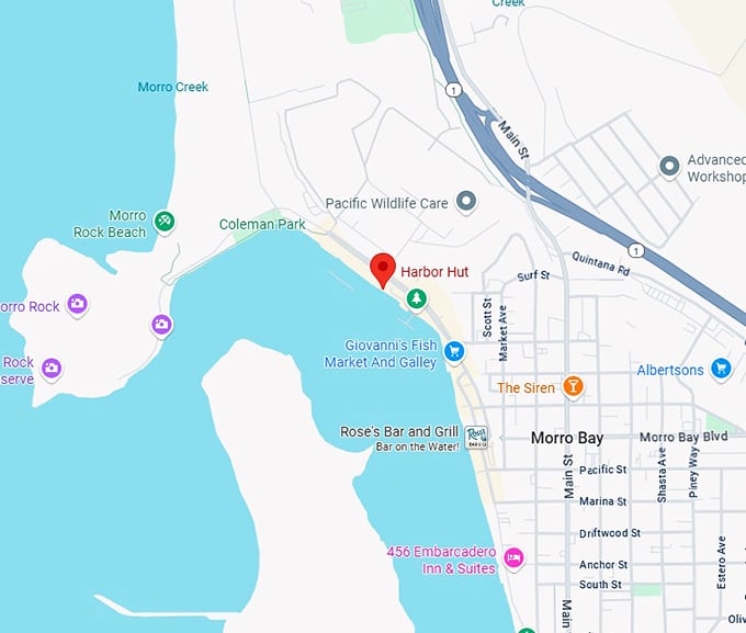 16. harbor hut map