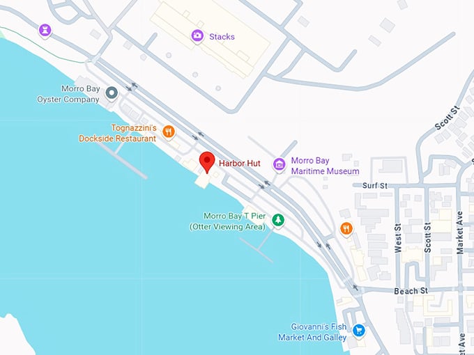 16. harbor hut map