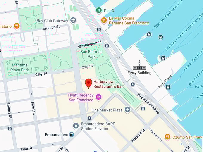 16. harborview restaurant & bar map