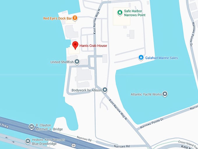 16. harris crab house map