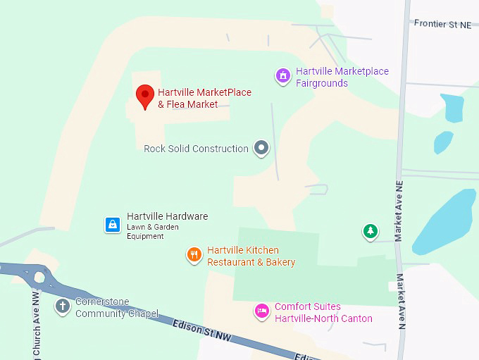 16. hartville marketplace & flea market map