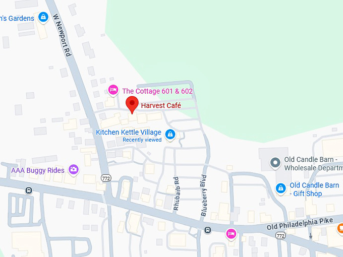 16. harvest café map