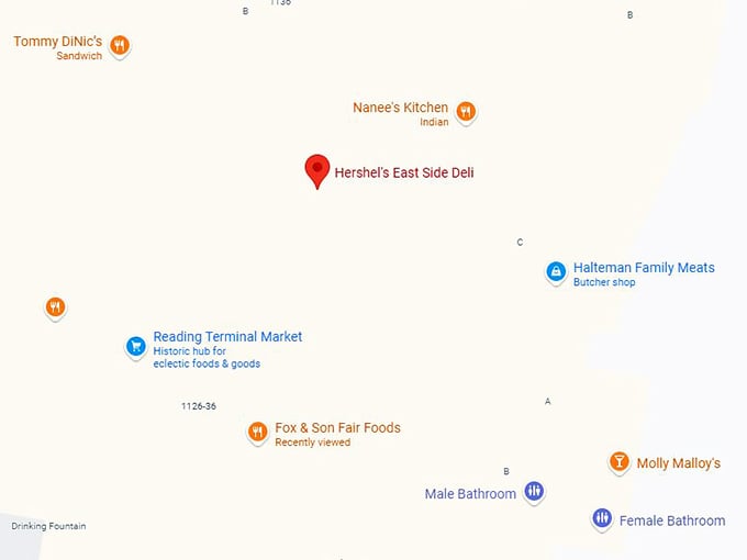 16. hershel's east side deli map