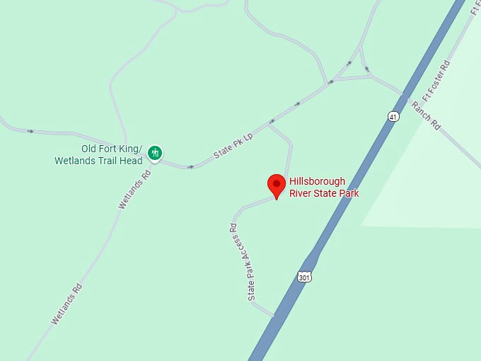 16. hillsborough river state park map