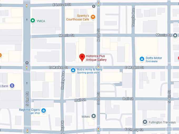 16. historica plus antique gallery map