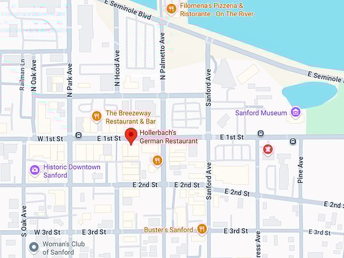 16. hollerbach's german restaurant map