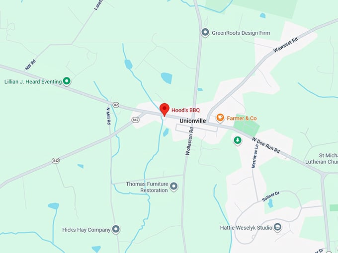 16. hood's bbq map