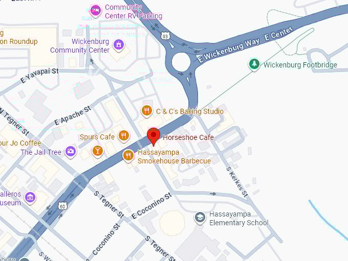 16. horseshoe cafe map