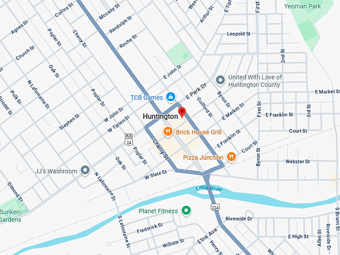 16. huntington map