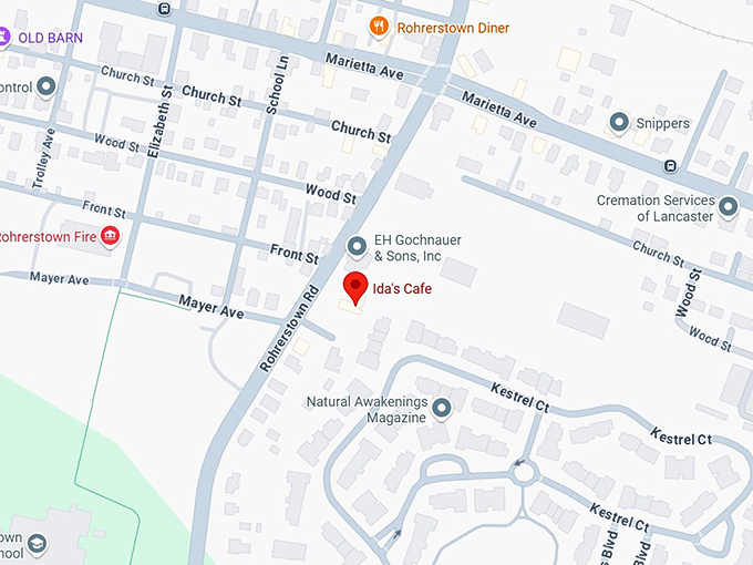 16. ida’s cafe map