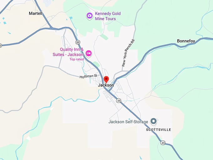 16. jackson ca map