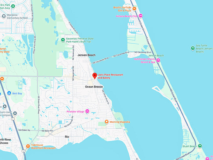 16. jan’s place restaurant and bakery map