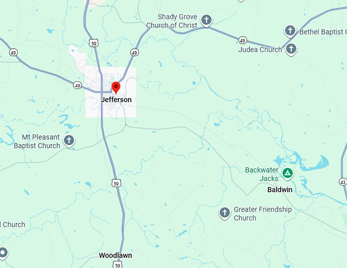 jefferson map