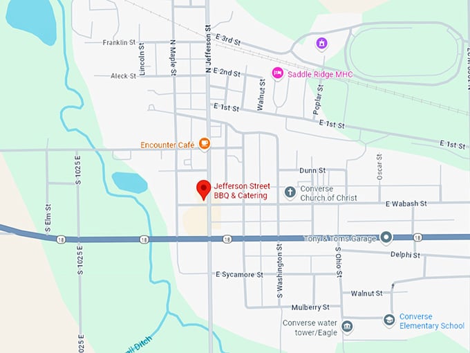 16. jefferson street bbq & catering map