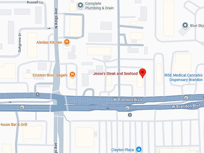 16. jesse's steak and seafood map