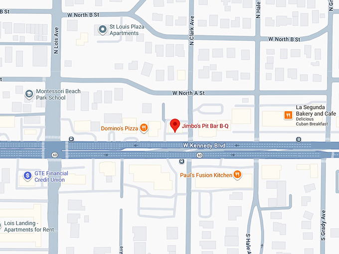 16. jimbo’s pit bar b q map