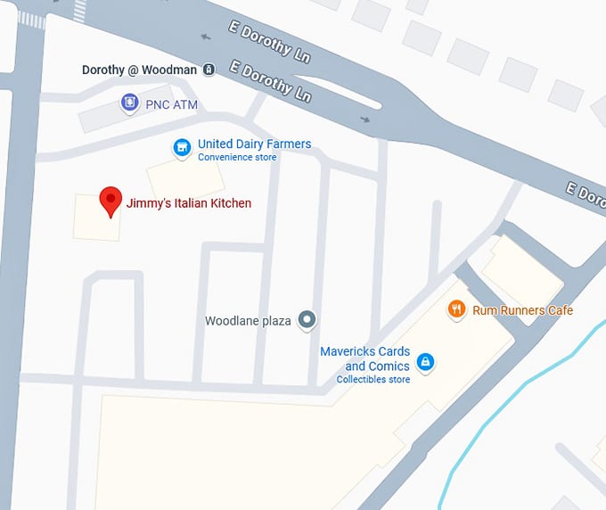 16. jimmy’s italian kitchen map