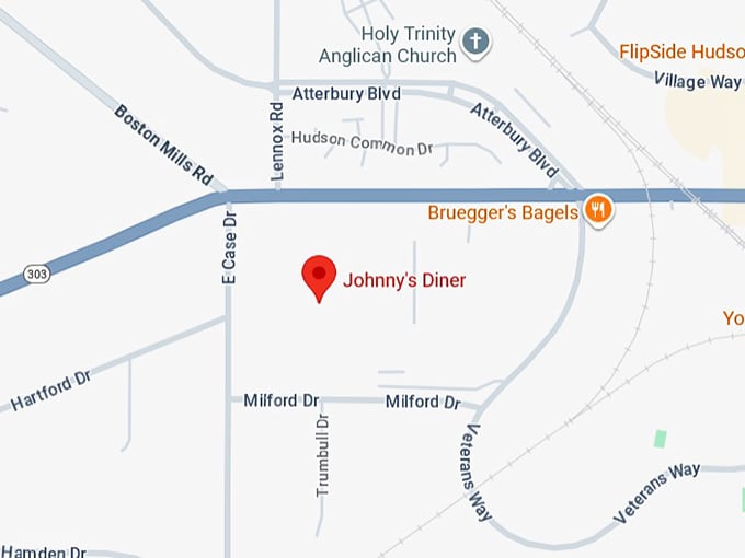 16. johnny’s diner map