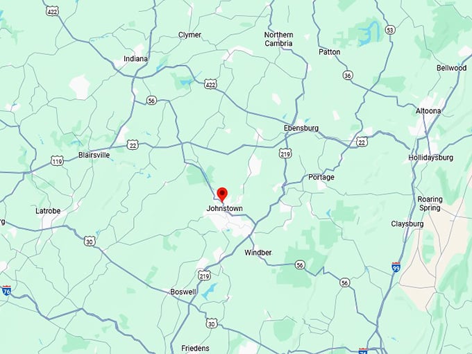 16. johnstown map