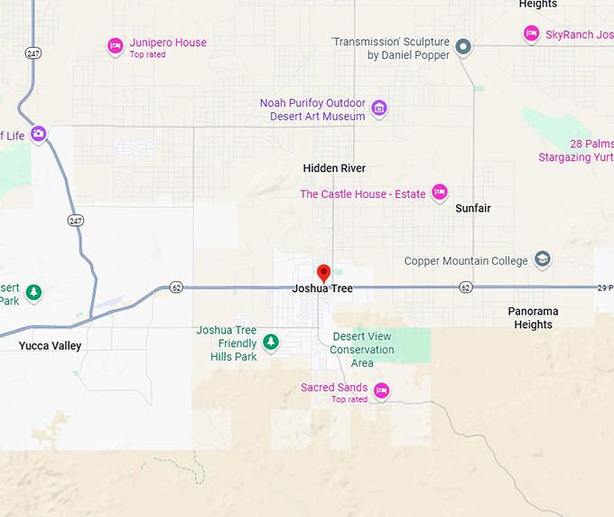 16. joshua tree map