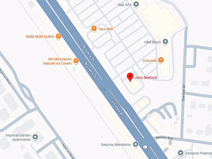 16. juicy seafood map