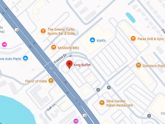 16. king buffet map