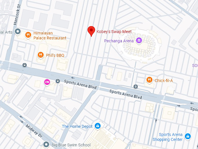 16. kobey's swap meet map