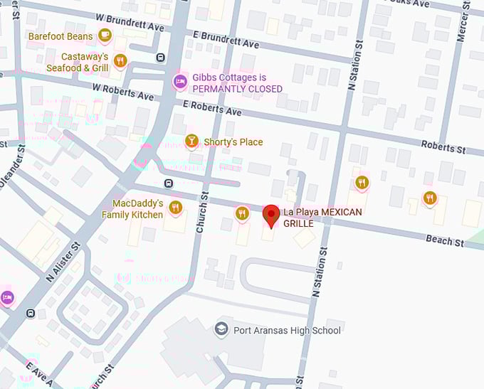 16. la playa mexican grille map