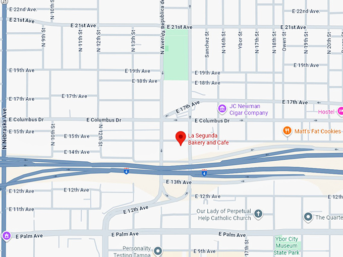 16. la segunda bakery and cafe map