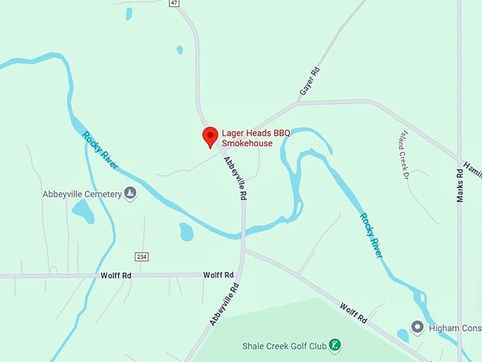 16. lager heads bbq smokehouse map