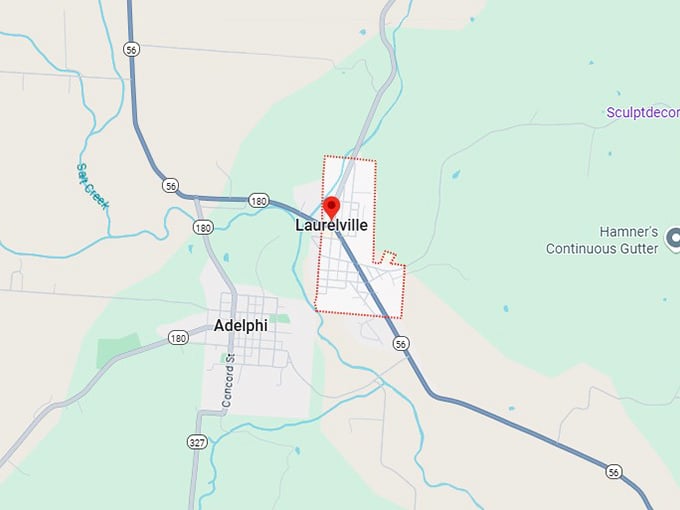 16. laurelville map