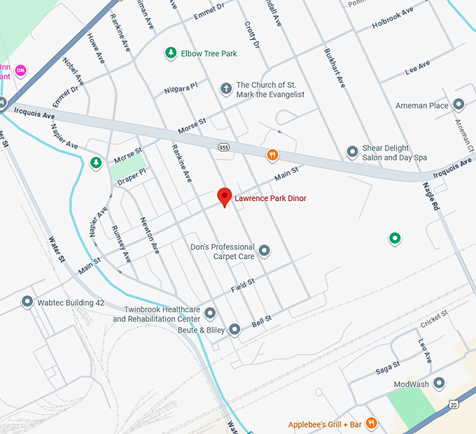 16. lawrence park dinor map