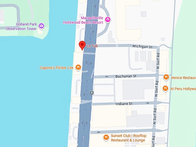16. le tub saloon map