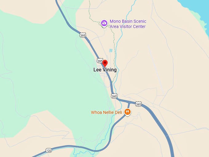 16. lee vining map