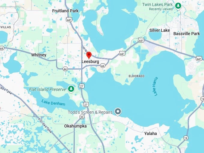 16. leesburg map