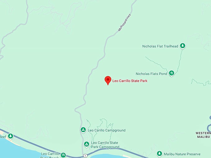 16. leo carrillo state park map