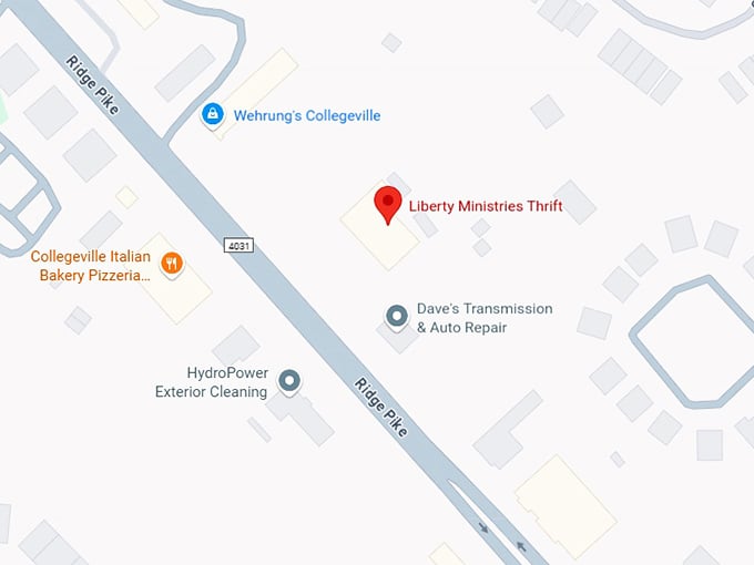 16. liberty ministries thrift map