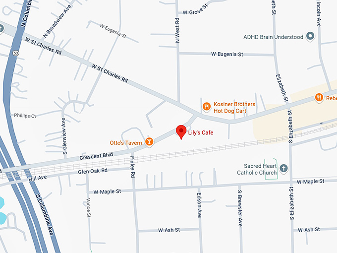 16. lily's cafe map