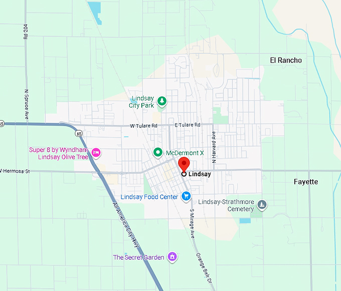 16. lindsay map