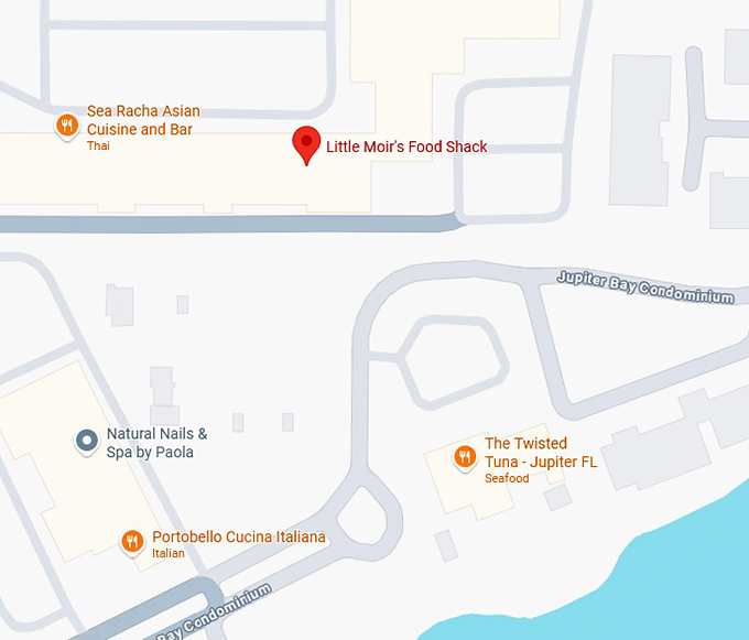16. little moir's food shack map
