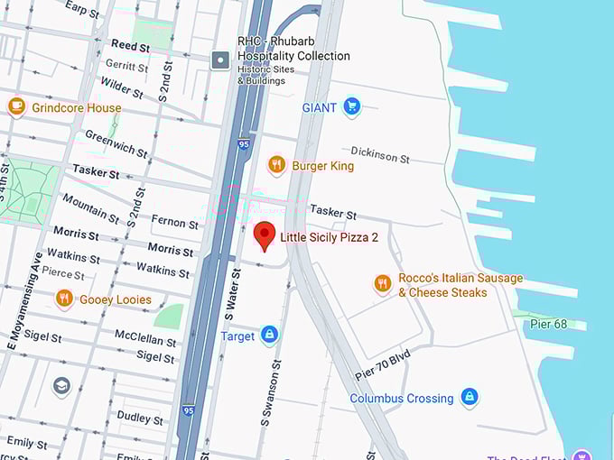 16. little sicily pizza 2 map