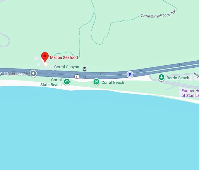 16. malibu seafood map