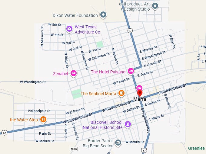 16. marfa map