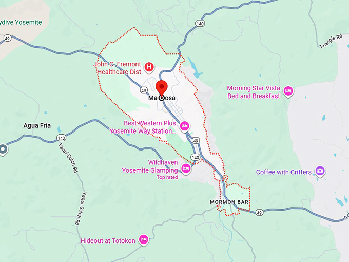 16. mariposa map
