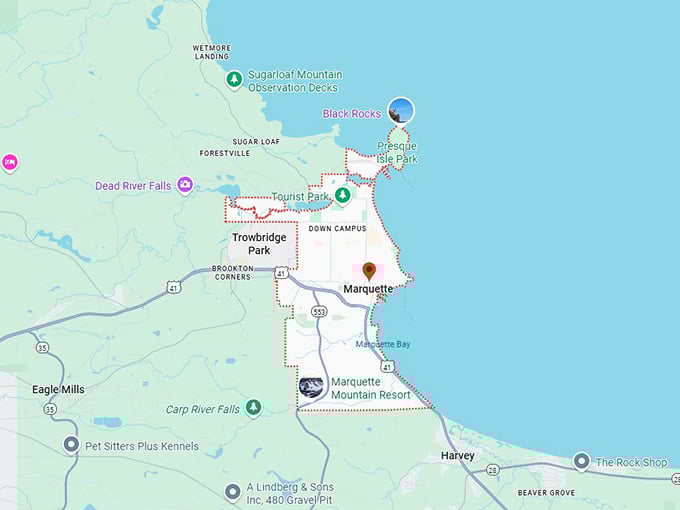 16. marquette map