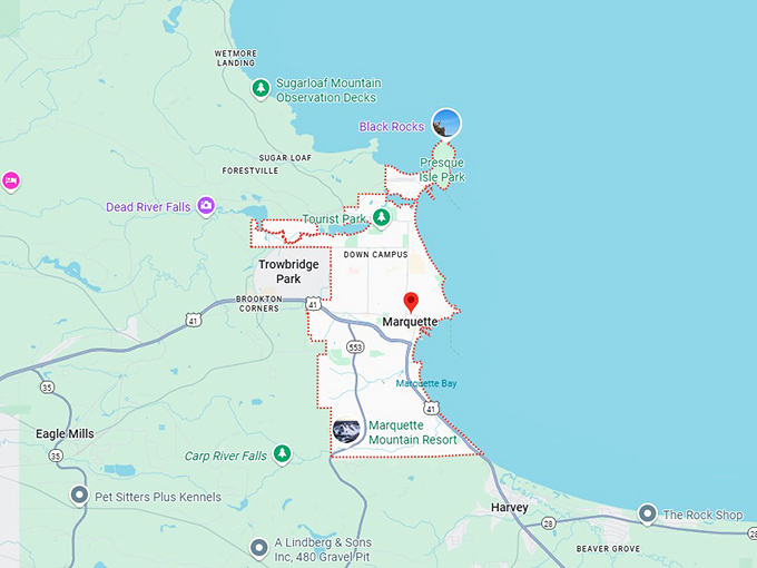 16. marquette map