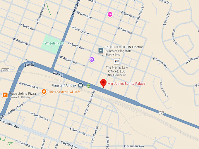 16. martanne's burrito palace map