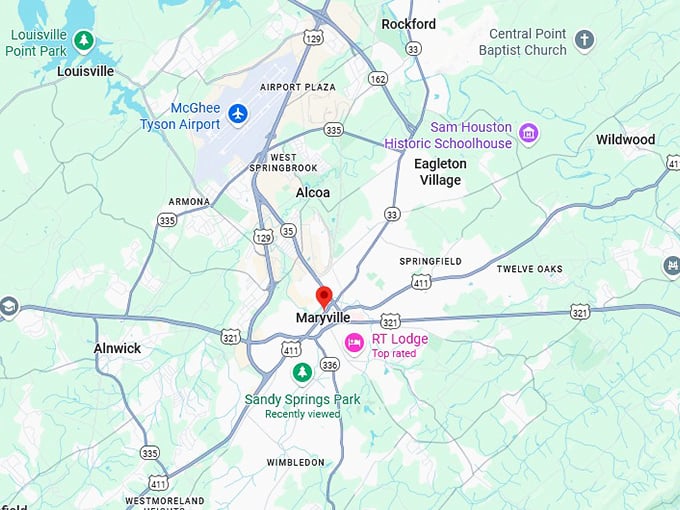 16. maryville map